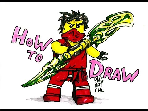 How to Draw Kai - Lego Ninjago