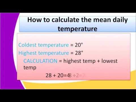 FORM1 GEOGRAPHY LESSON5 CALCULATION OF TEMPRATURE