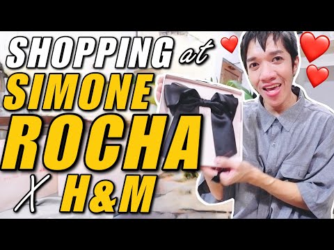 SIMONE ROCHA x H&M SHOPPING PARTY + PRICES of Designer Pieces | SHOPPING HAUL + UNBOXING