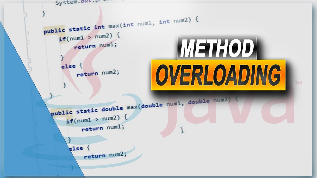 Java Tutorial 19 - Overloading Methods in Java