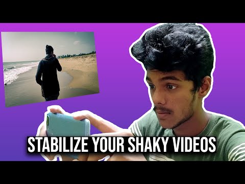 How to stabilizer your videos tutorial in tamil