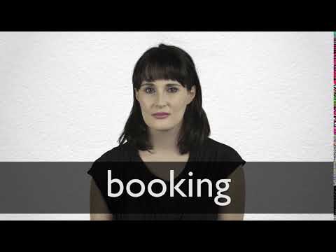How to pronounce BOOKING in British English