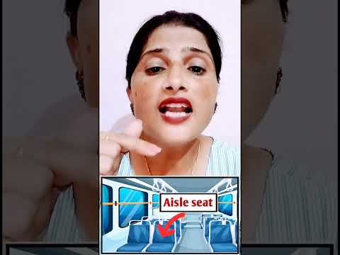 Meaning of Aisle/ Aisle seat/ Valuable Learning Point/ Spoken English# shorts