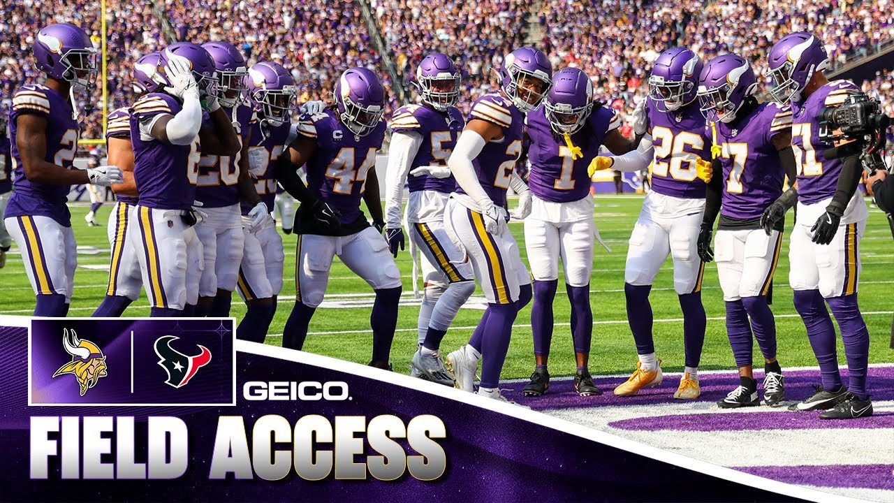Vikings vs. Texans Week 3 Field Access