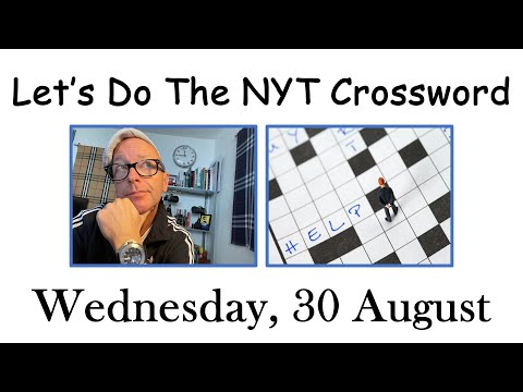 NYT Crossword for 30 Aug 2023: Let's Do This Together! - HD 1080p