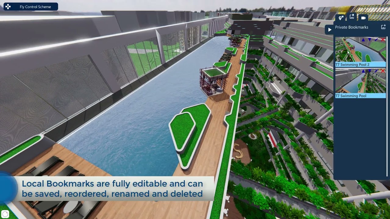 Campus Digital Twin Flythrough Demo (Navigation), 2021