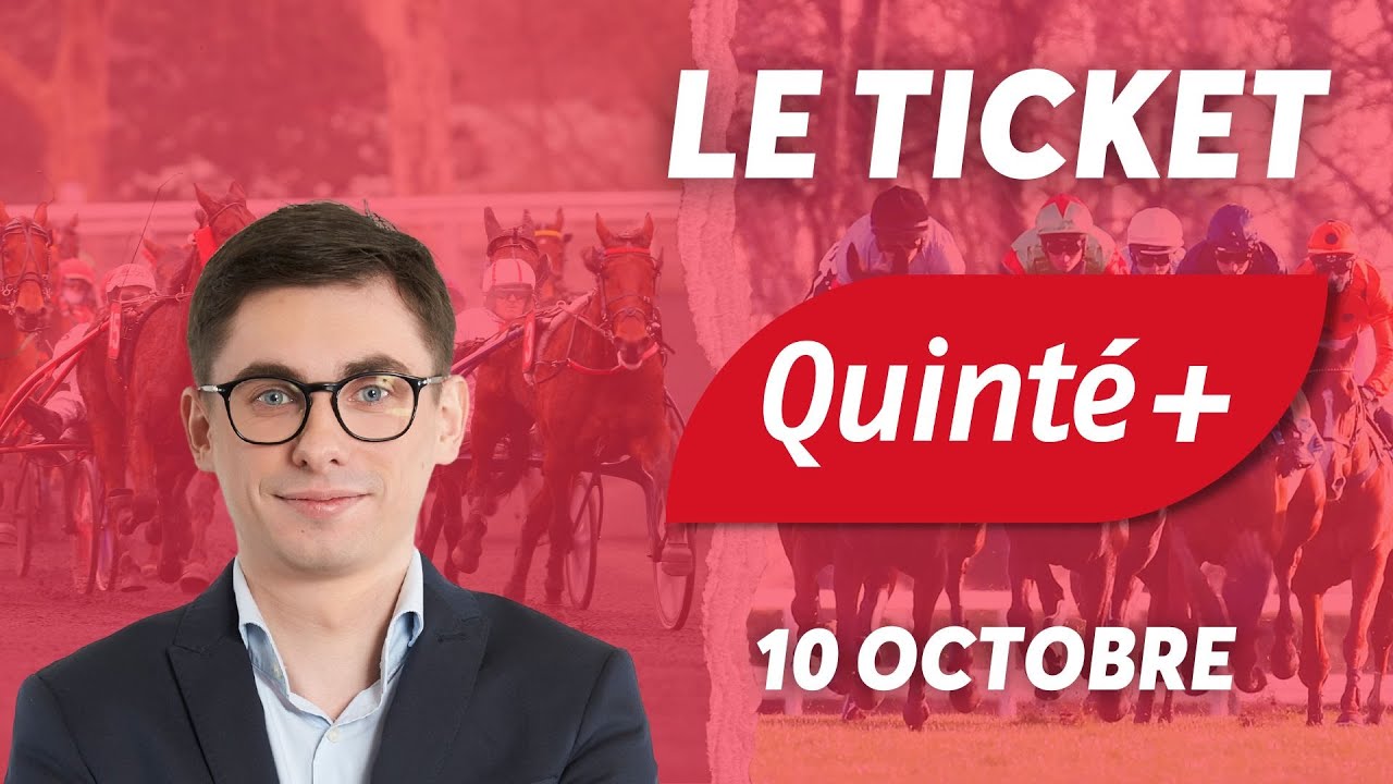 PRONOSTICS QUINTE+ - MARDI 10 OCTOBRE - SAINT-CLOUD