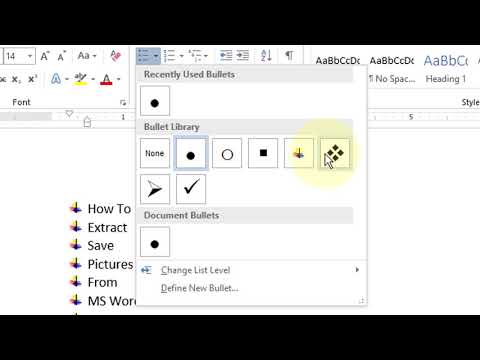 How to Insert Bullets in Microsoft Word