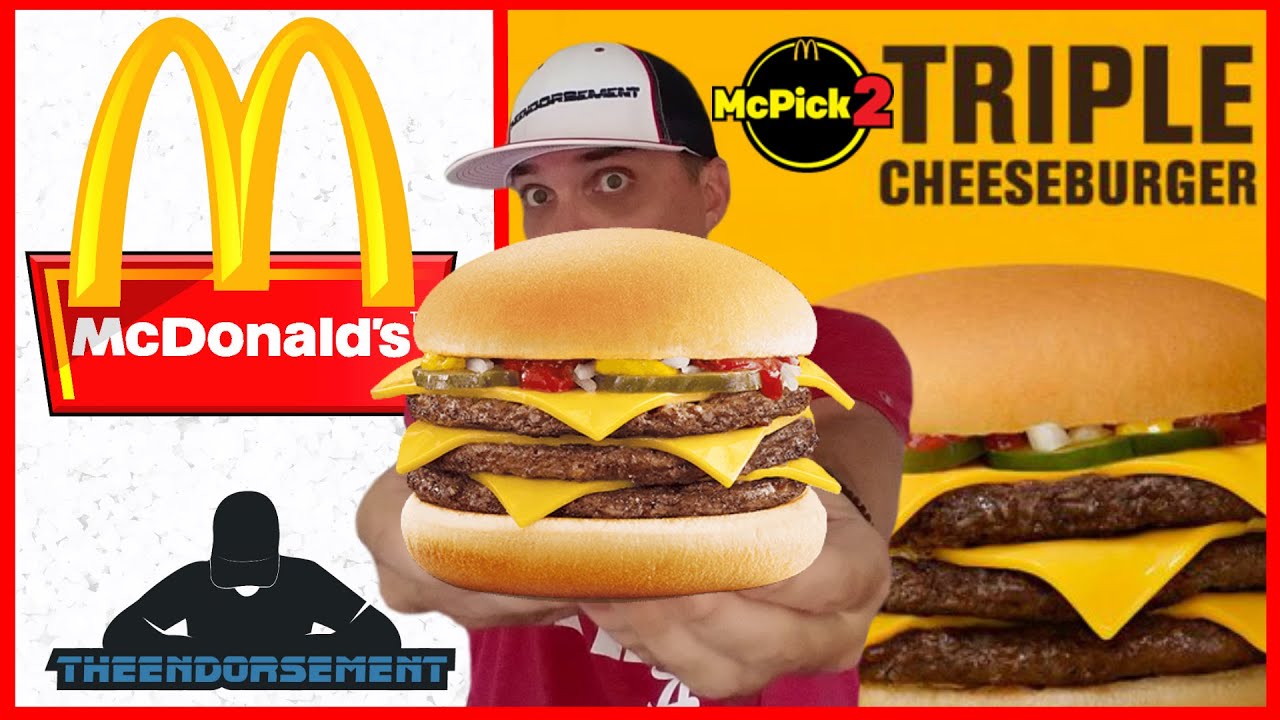MCDONALD'S ® - TRIPLE CHEESEBURGER REVIEW - THEENDORSEMENT