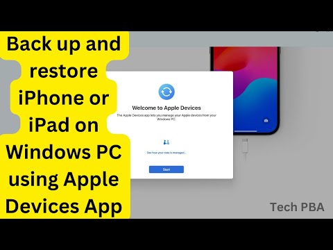 How to back up and restore iPhone or iPad on Windows 10 or Windows 11 PC using Apple Devices app