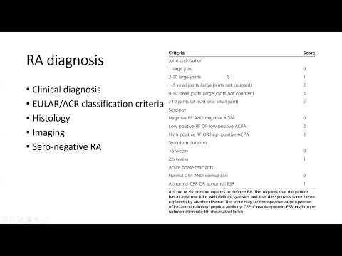 KNH-UoN Webinar : Rheumatoid Arthritis (RA), an Oververview