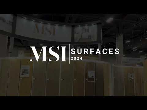 Inside MSI Surfaces: Exclusive Peek at Surfaces 2024 Tradeshow Booth