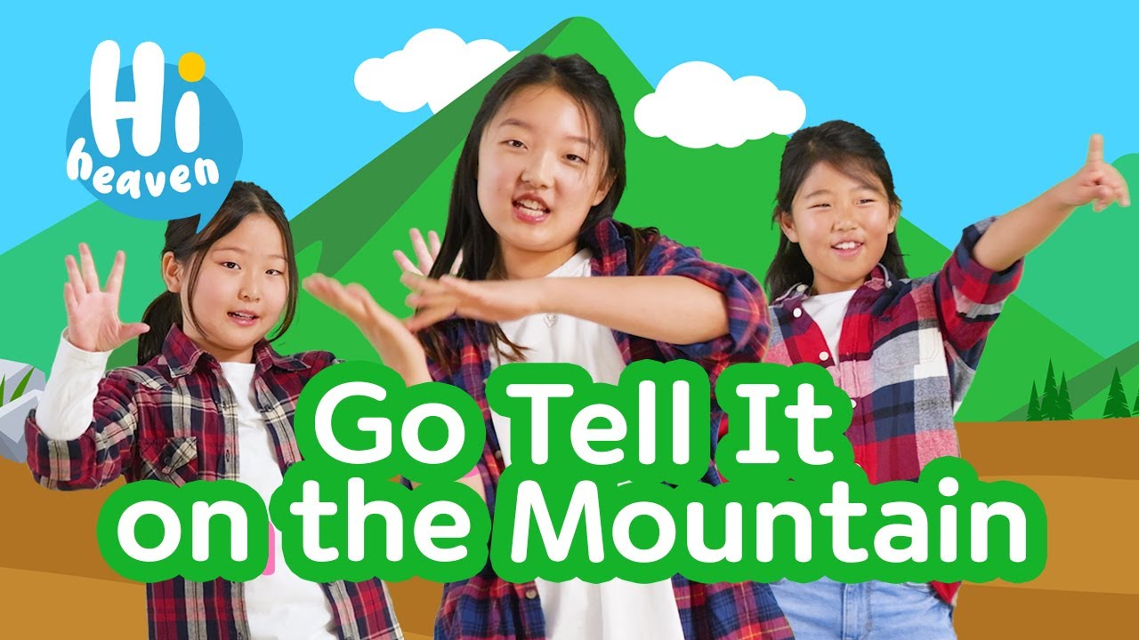 Go Tell It on the Mountain ⛰️ Kids Songs 🎄 Hi Heaven