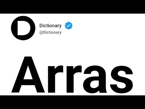Arras Meaning In English