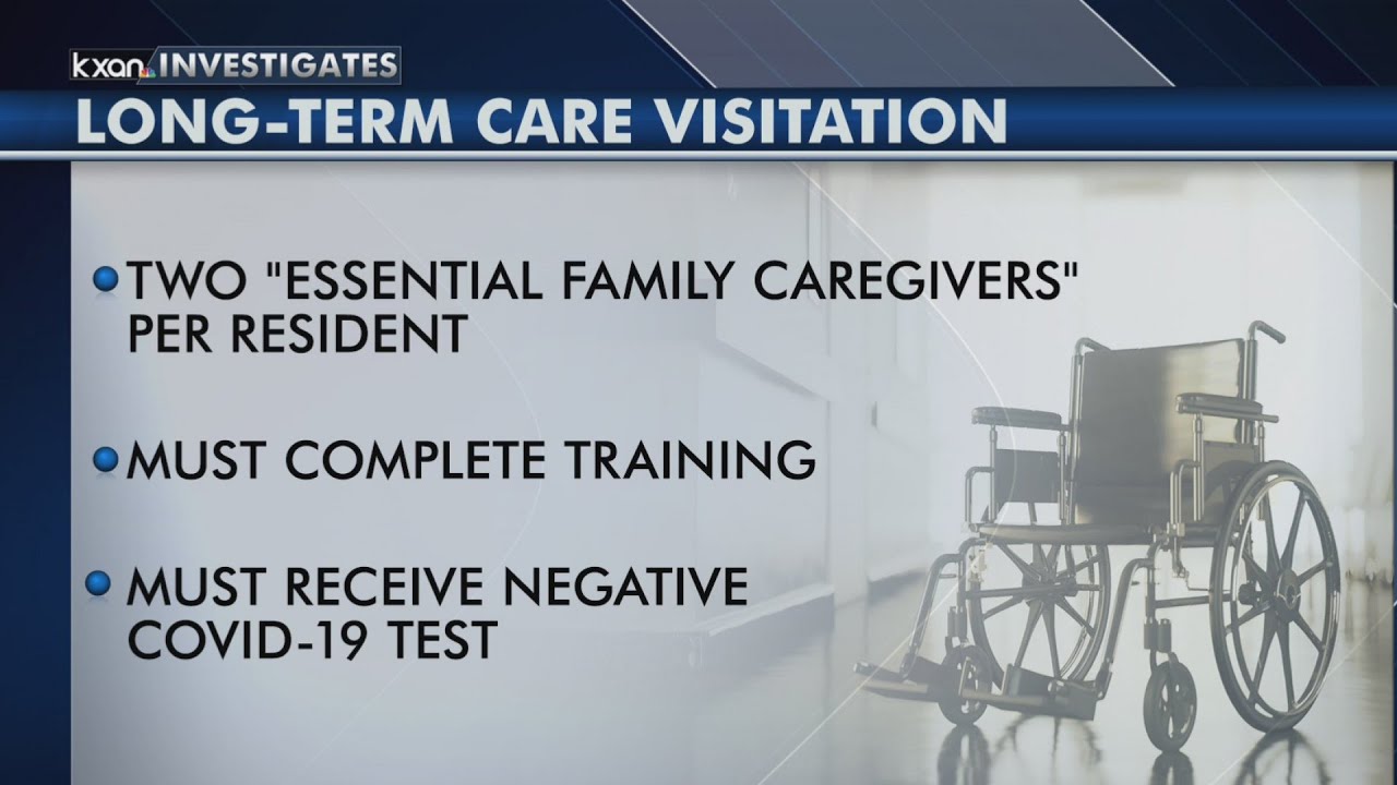 Expanded visitation guidelines for nursing homes and long-term care facilities