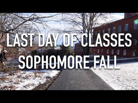 AMHERST COLLEGE VLOG: last day of fall classes!!