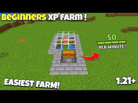 🔥Minecraft NEW XP Farm in Bedrock Edition 1.21 (MCPE/Xbox/PS4/Nintendo Switch) Unlimited XP