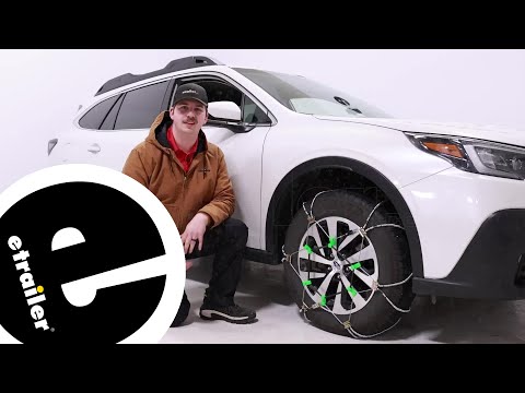 etrailer | How to Install: Titan Chain Cable Tire Chain on your 2022 Subaru Outback Wagon