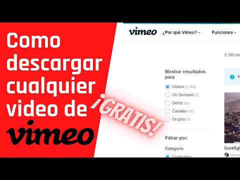 Como DESCARGAR cualquier video de Vimeo GRATIS Solucionado SIN PROGRAMAS