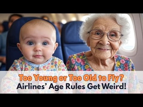Too Young or Too Old to Fly? Airlines’ Age Rules Get Weird!