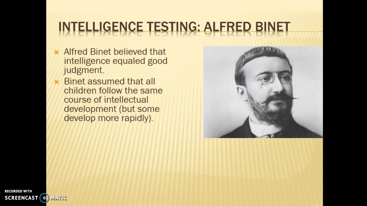 Module 61 (Assessing Intelligence) - Part 1