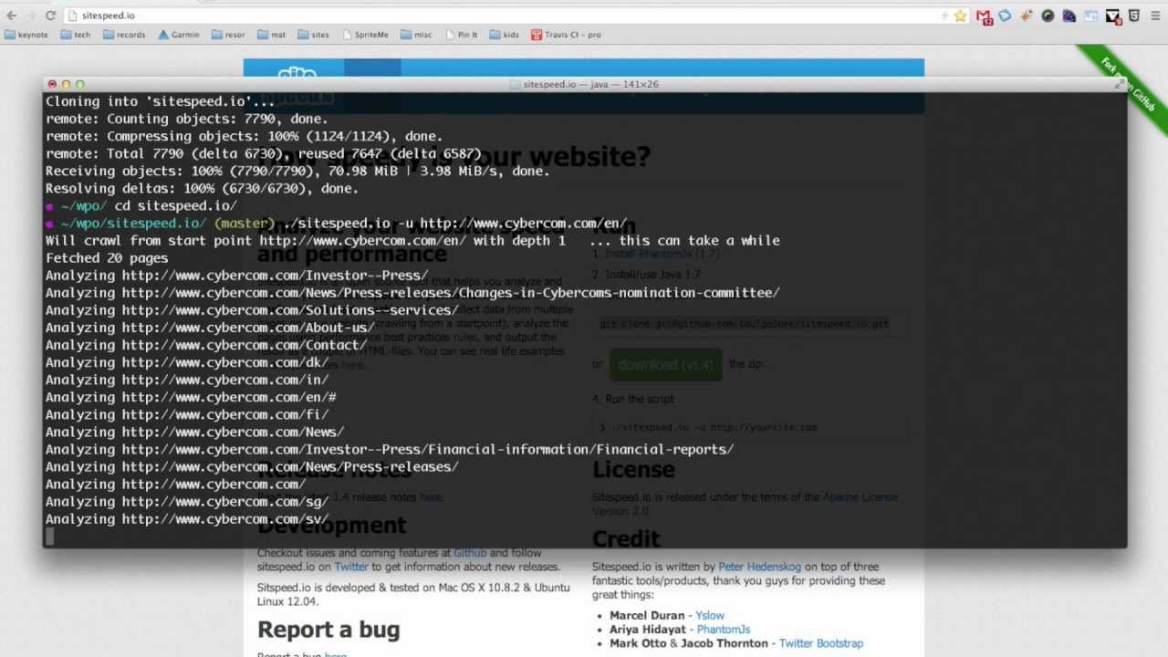 How to use Sitespeed.io