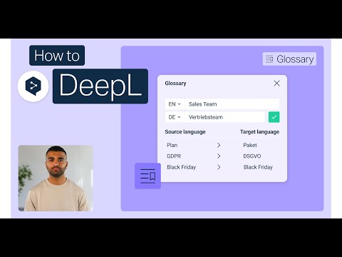 How to keep translations consistent and on-brand with DeepL glossaries