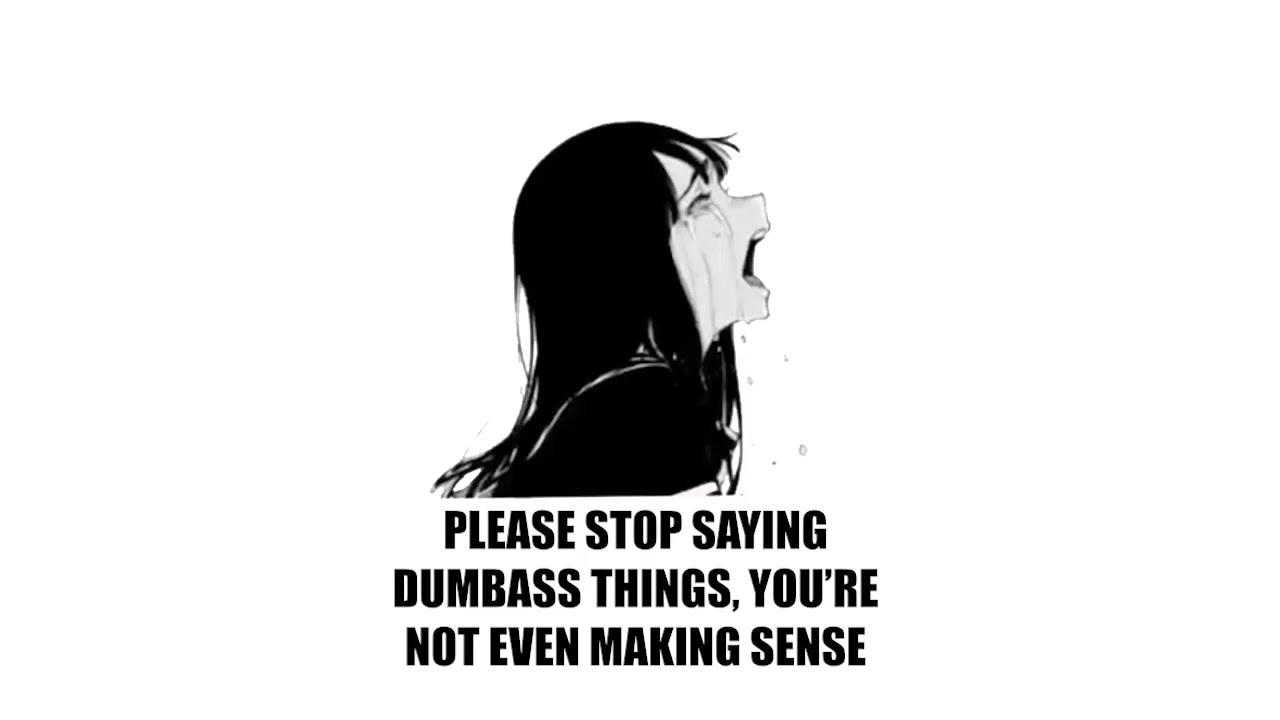 stop saying dumbass things you not even making sense meme template #meme #meme