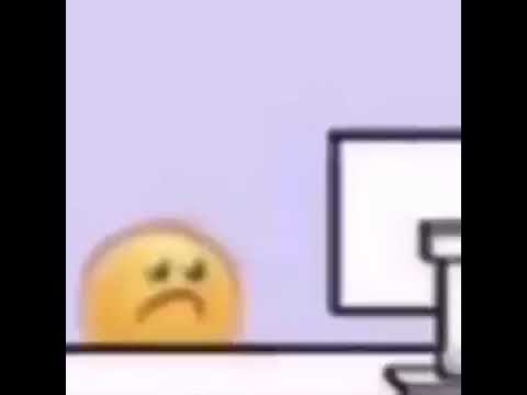 StanTwitter: sad emoji looking at screen while SpongeBob music plays