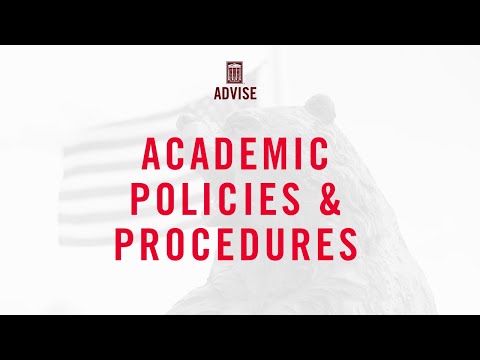 GEP 101: Academic Policies and Procedures