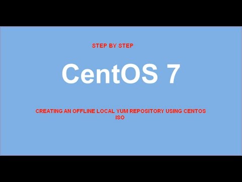 How to Create an offline yum repository using iso file in CentOS Linux