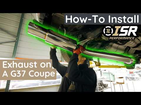 How to install ISR Performance GT Single Exit Exhaust on a G37 Coupe