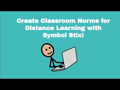 How to Create Classroom Norms for Distance Learning | Unique Learning System | Symbol Stix