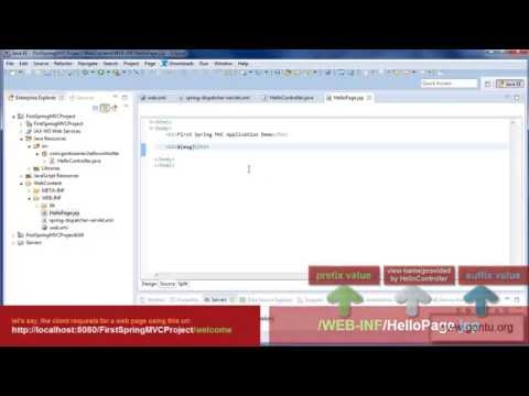 Spring MVC Tutorials 07 - writing an annotation based controller class -@Controller ...