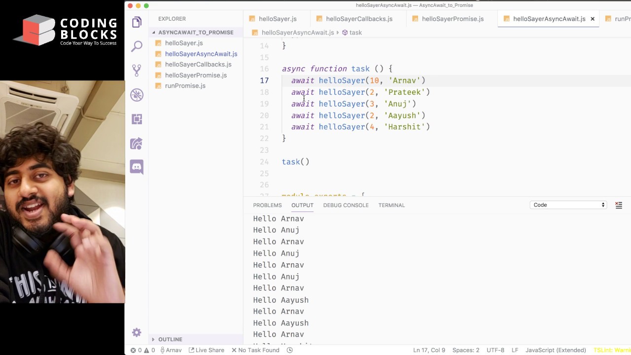 Javascript Multitasking: async-await  - sequential execution with the nicest syntax