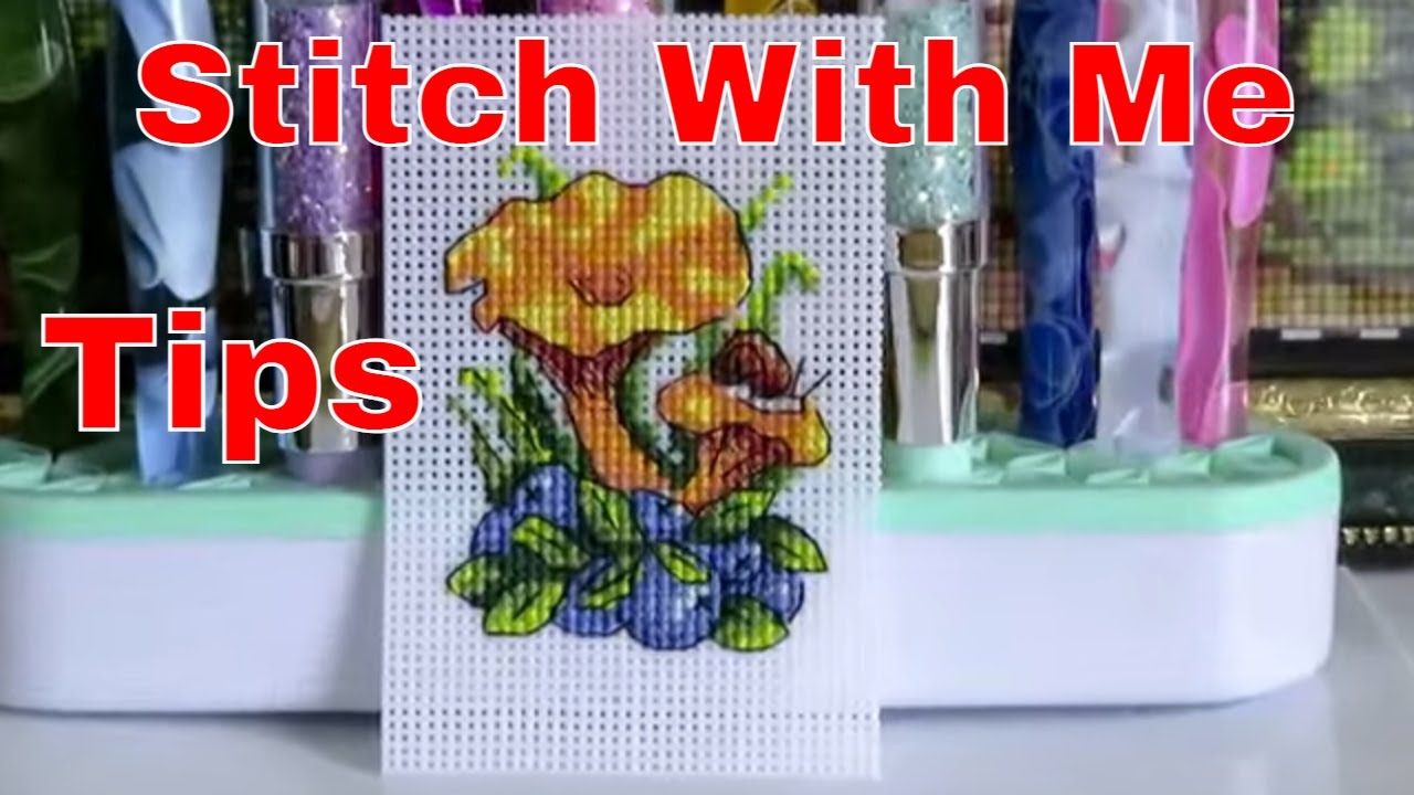 Wizardi Cross Stitching On Plastic Canvas. Start To Finish