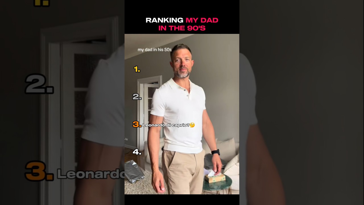 Ranking my dad in the 90's trend