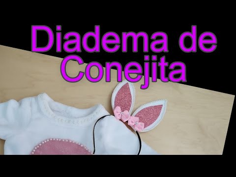 Orejitas de conejo paso a paso. Disfraz de conejo rabbit DIY CeliMaría #hazlotumisma
