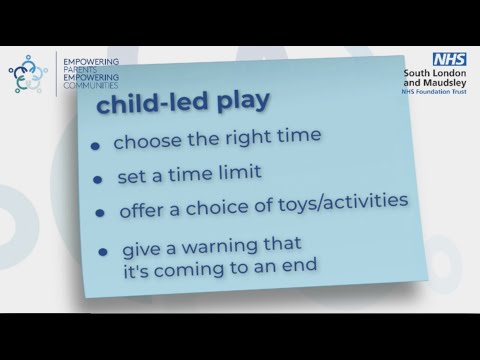 This is not regular play, this is CHILD-LED PLAY - play to help child development