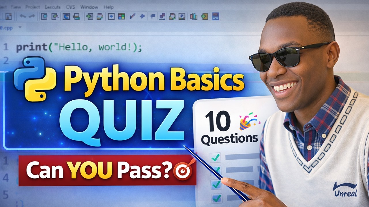 Python Quiz Challenge 🚀 | Are You Ready? (Beginner Level)