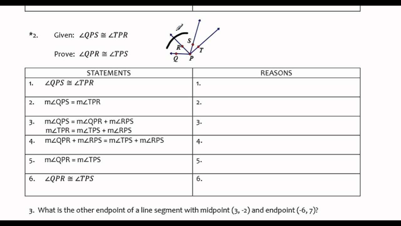 Practice Angle Proofs Solutions