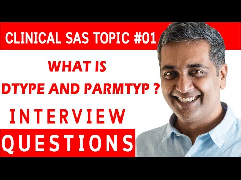 Advance SAS interview topic 01--DTYPE and PARMTYP