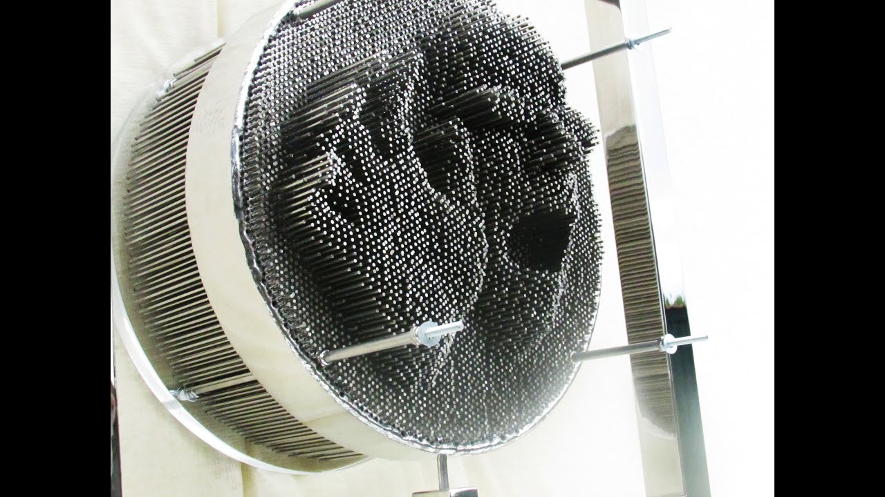 Stainless Steel | Pin Art Sculpture | Performance