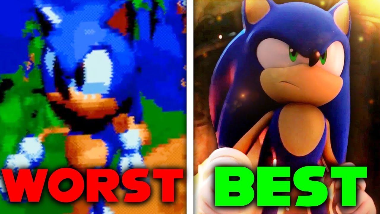The WORST & BEST Looking Sonic Games
