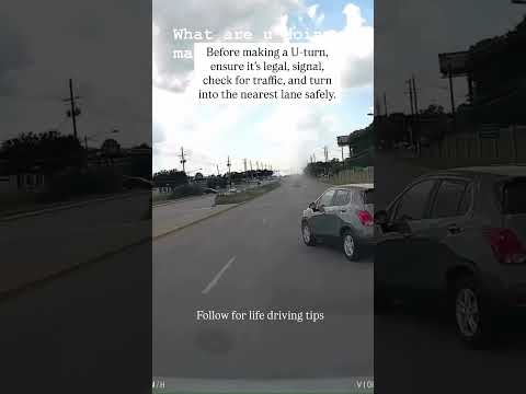 Making a U-turn? Don’t make an illegal Mistake!