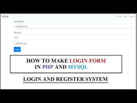 Learn How to Make Login Form in PHP and MySQL | Login system in php - Mind Luster