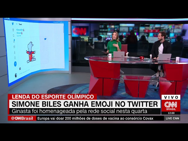 Simone Biles ganha seu próprio emoji especial no Twitter | CNN Brasil