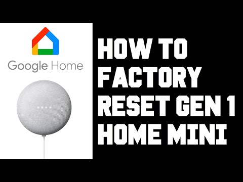 Gen 1 Google Home Mini How To Factory Reset, Google Home Mini Gen 1 How To Reset To Factory Settings