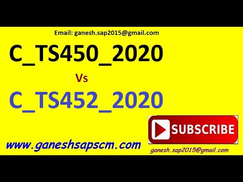 C_TS450 Vs C_TS452 || Which certification is suitable for freshers? || S4 HANA || SAP ERP || SAP Job