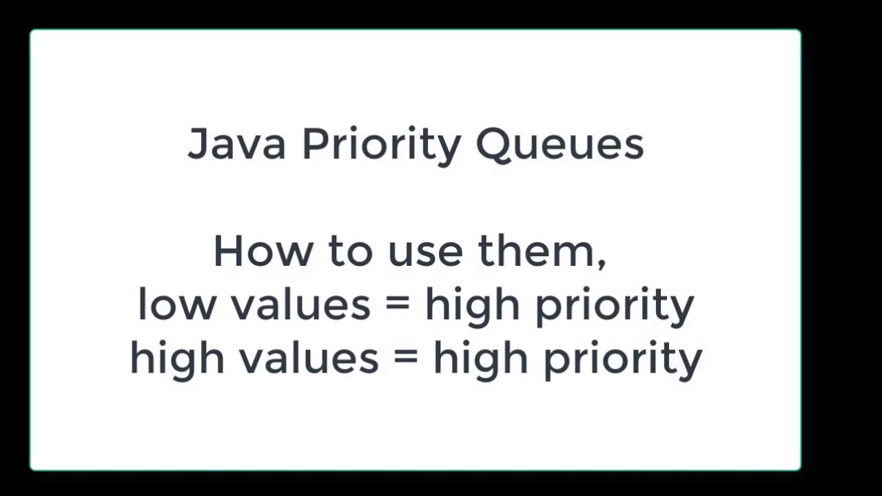 Java Priority Queue